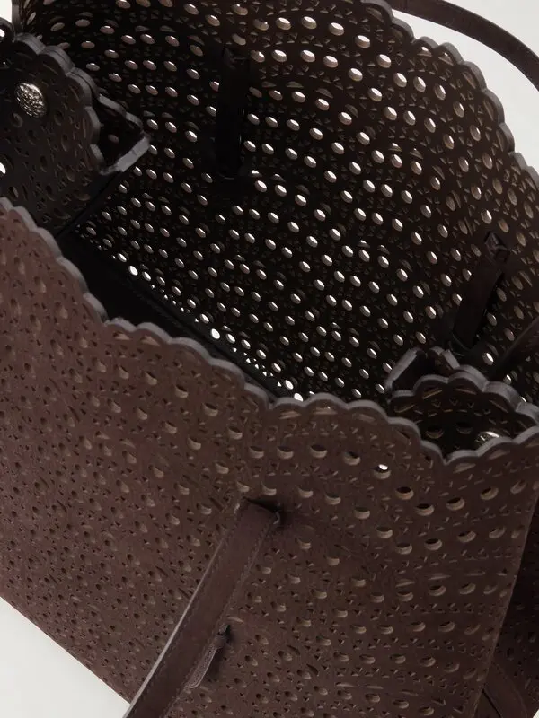 Alaïa Mina 37 Laser-cut Leather Tote