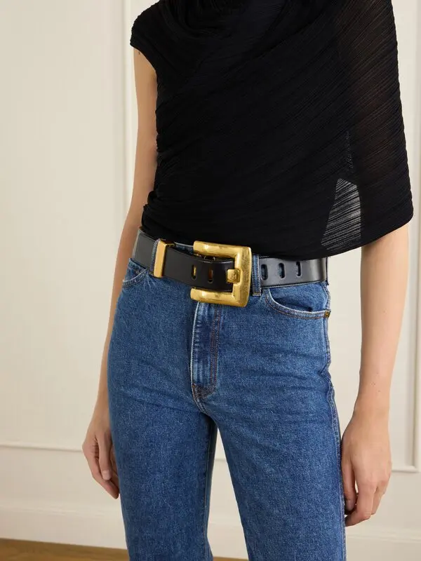 Balmain Anthem Leather Belt