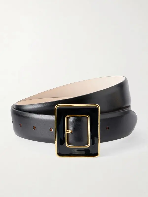 DEHANCHE Clio Leather Belt - Black