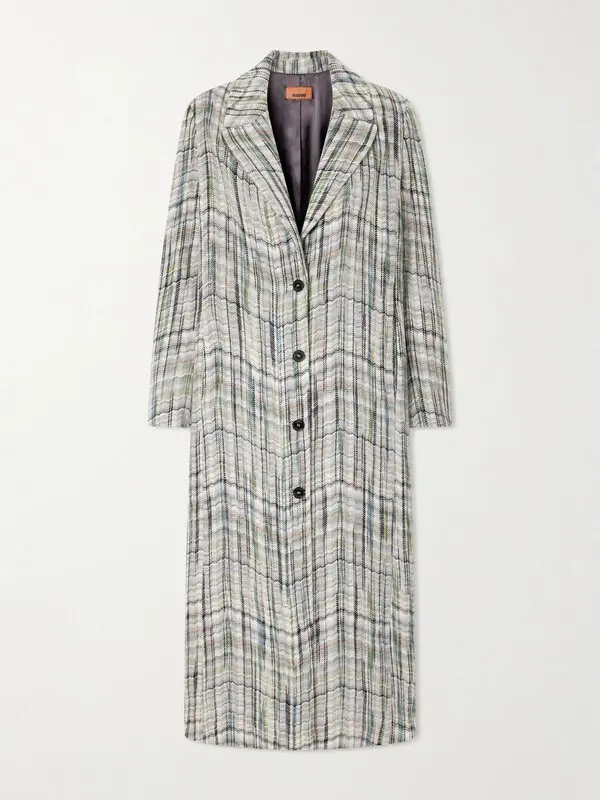 Missoni Chevron Pattern Wool-blend Coat