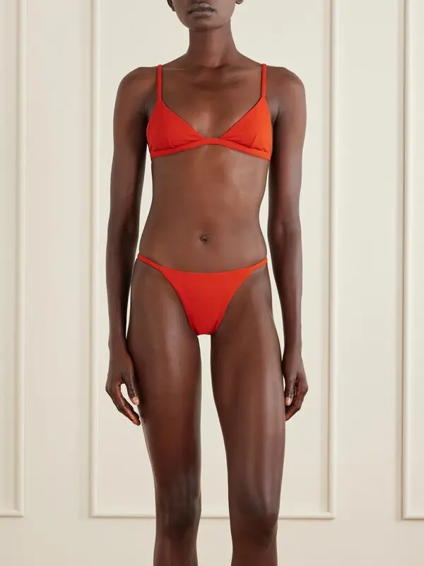 Matteau Triangle Bikini Top - Red