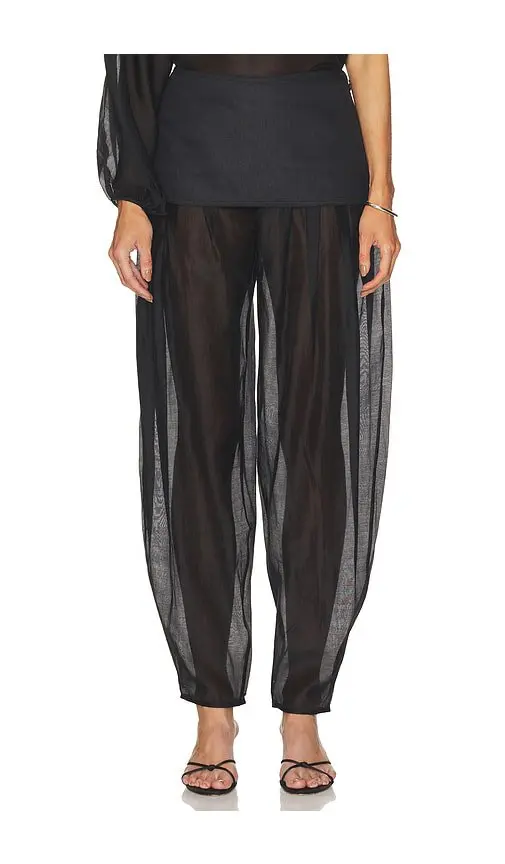 CAMILA COELHO Evelia Pant - Black