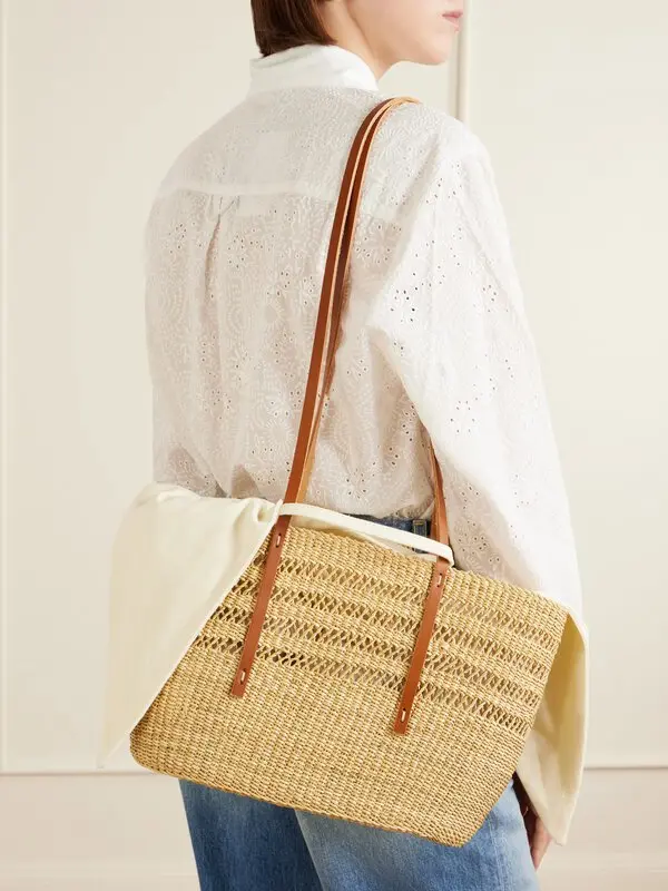 Muuñ Muñ Bicro M Woven Straw Tote