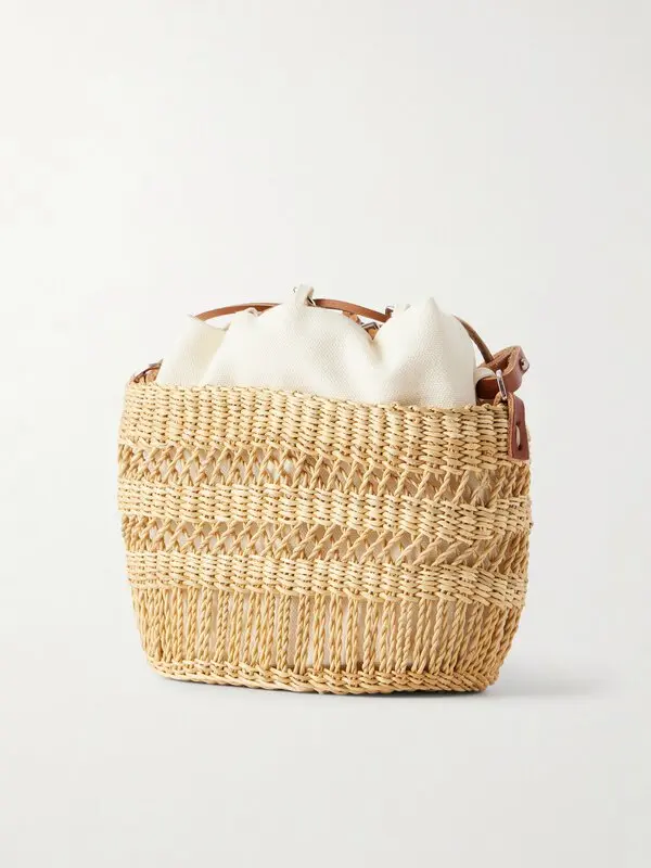 Muuñ Minette Raffia Shoulder Bag