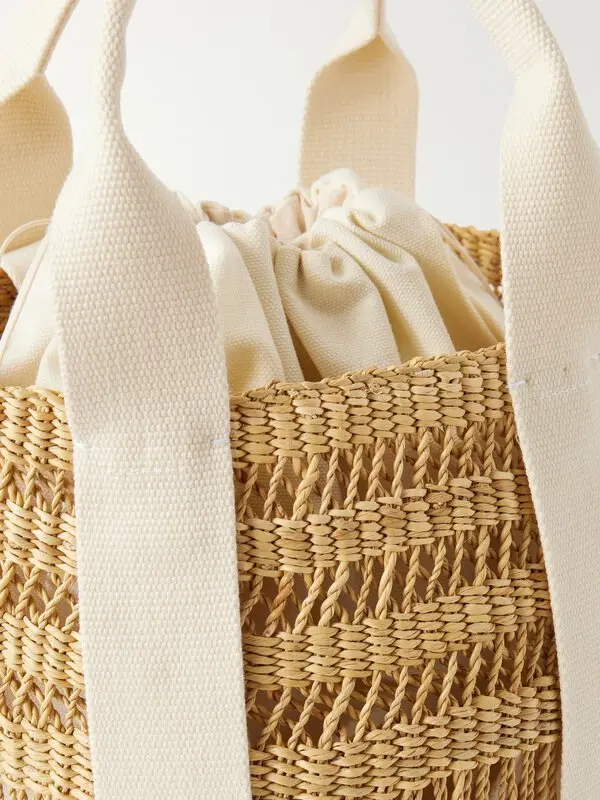 Muuñ Mixy Raffia Bucket Bag