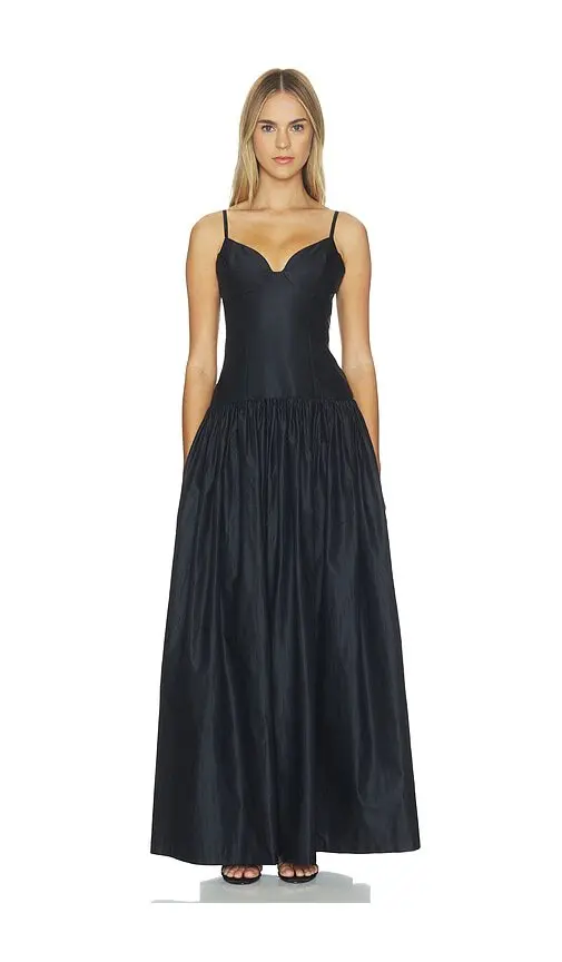 LOVERS AND FRIENDS Heely Gown - Black