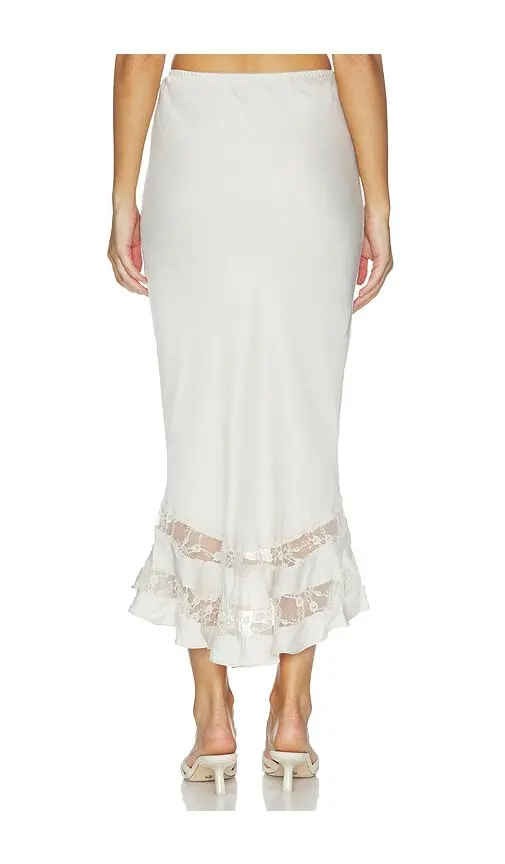 Free People Long Lost Lover Slip Skirt