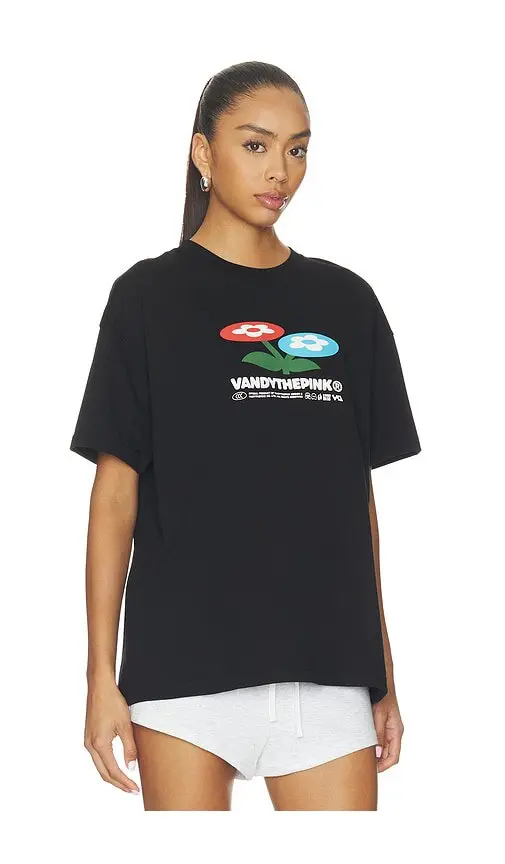 VANDYTHEPINK Two Flower Graphic Tee