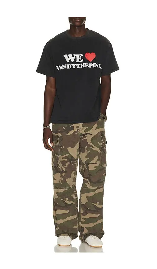 VANDYTHEPINK We Love Vtp Tee In Black