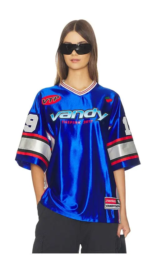 VANDYTHEPINK Graphic Jersey - Blue