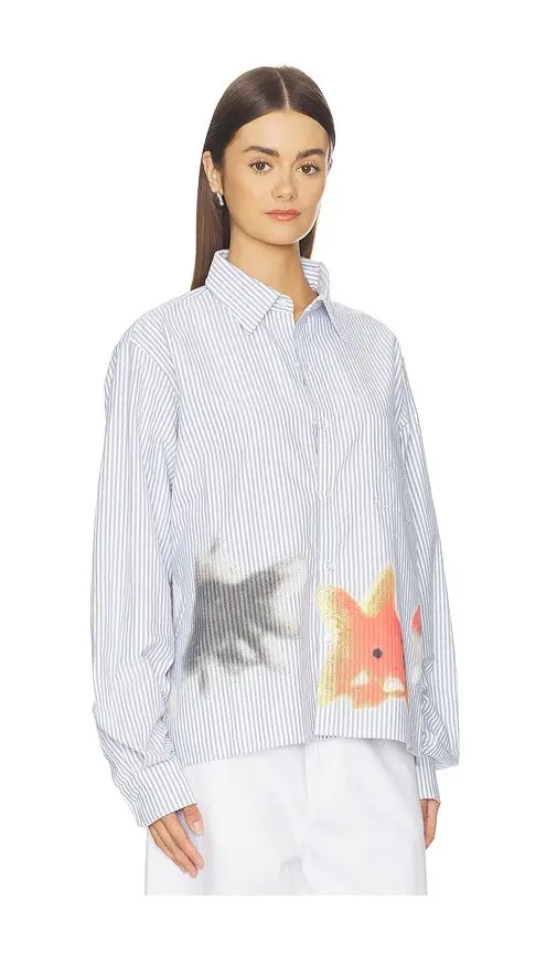 VANDYTHEPINK Goldfish Graphic Button Down Shirt