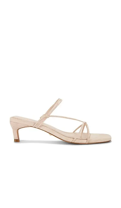 Raye Amari Sandal In Blush - Blush Suede