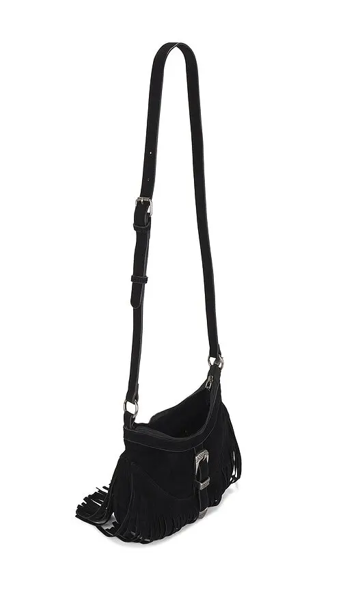 PETIT MOMENTS Montana Suede Fringe Shoulder Bag