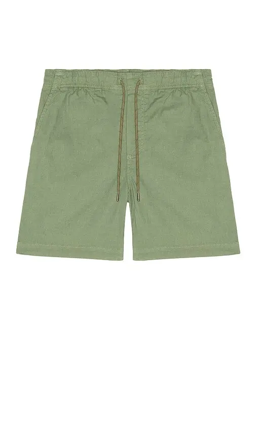 Faherty Brand Essential Drawstring Short - Desert Olive