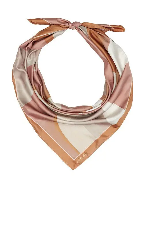 Ettika Desert Waves Scarf In Tan - Brown