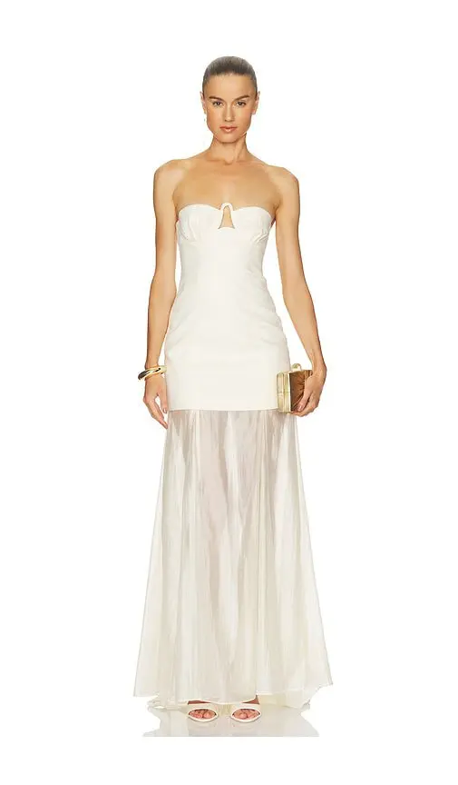 CAMILA COELHO Liora Gown - Cream