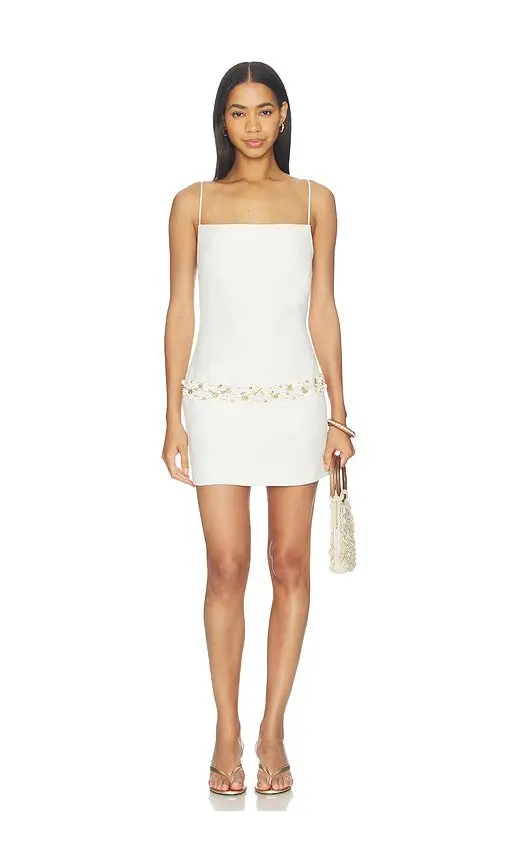 YELLOW THE LABEL Shell Mini Dress - Ivory