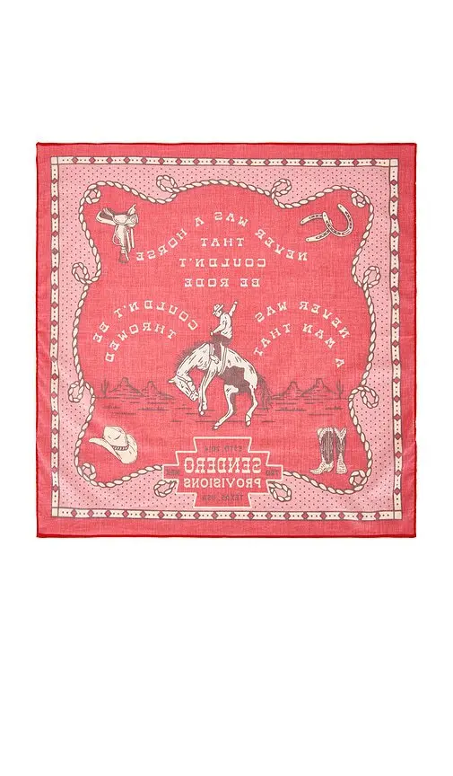 SENDERO PROVISIONS CO. Never Was A Horse Bandana