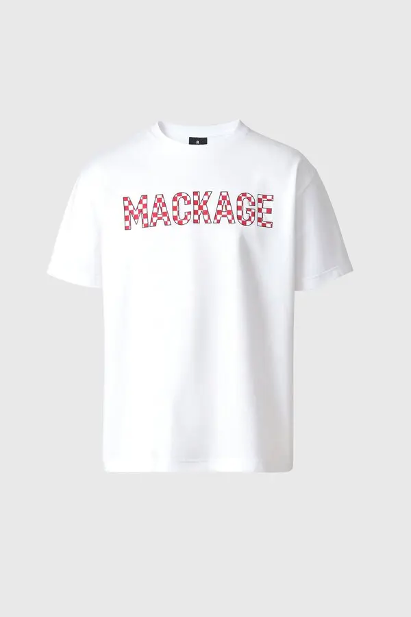 Mackage Tee-pcr Tee-shirt With Logo - White Multi