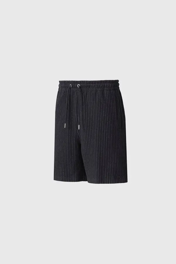 Mackage Zander-k Striped Drawstring Shorts - Navy-cream