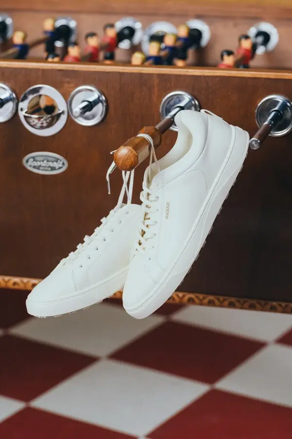 Mackage Luka-01 Leather Low-top Sneakers - Cream