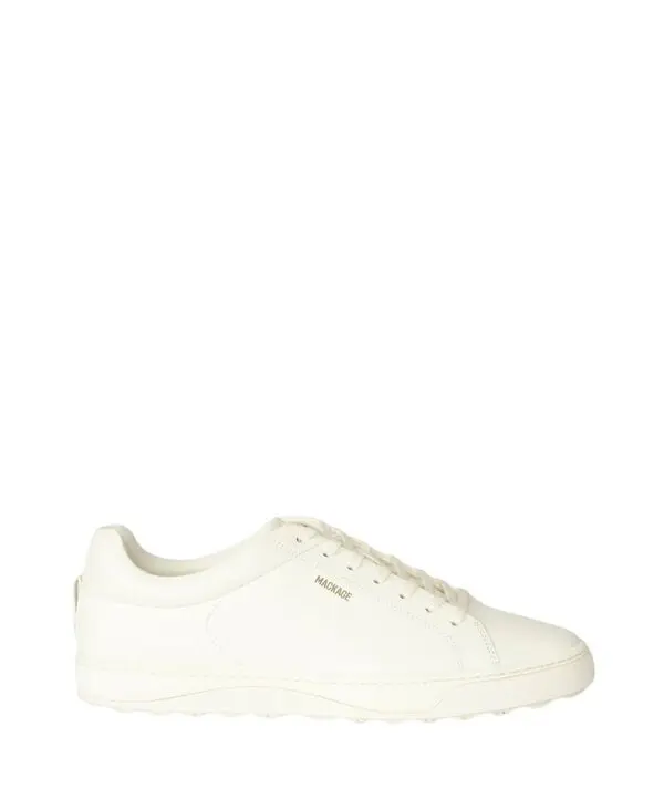 Mackage Luka-01 Leather Low-top Sneakers - Cream