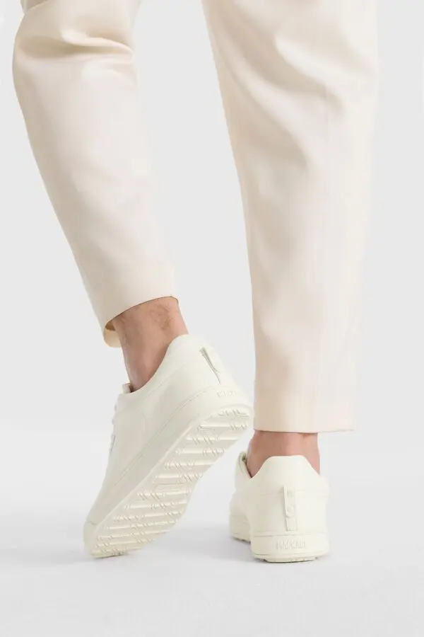 Mackage Luka-01 Leather Low-top Sneakers - White