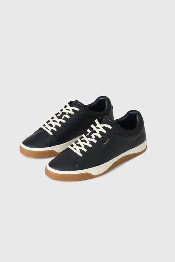 Mackage Luka-01 Leather Low-top Sneakers - White