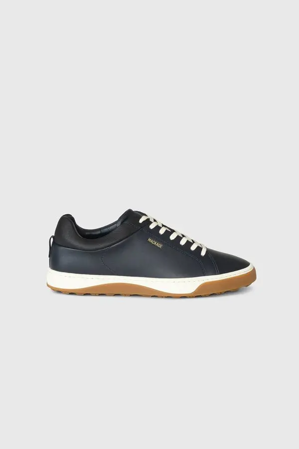 Mackage Luka-01 Leather Low-top Sneakers - White