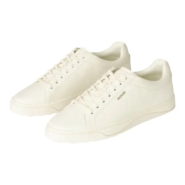 Mackage Luka-01 Leather Low-top Sneakers - White