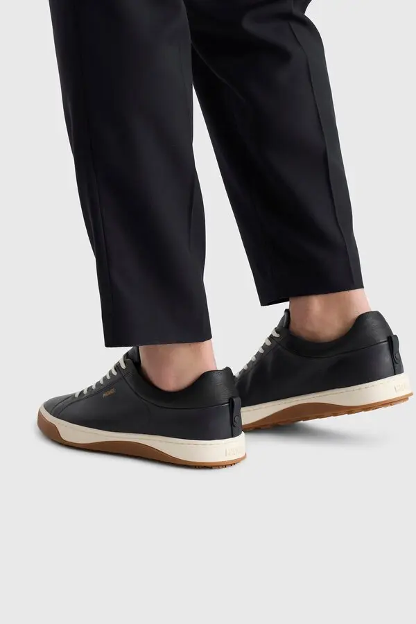 Mackage Luka-01 Leather Low-top Sneakers - White