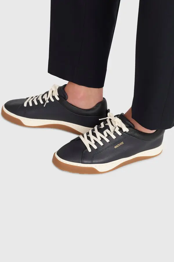 Mackage Luka-01 Leather Low-top Sneakers - White