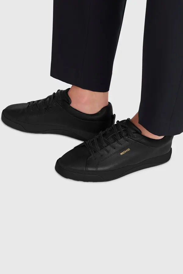Mackage Luka-01 Leather Low-top Sneakers - White