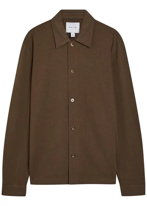 RAITH Geneva Textured Jersey Overshirt