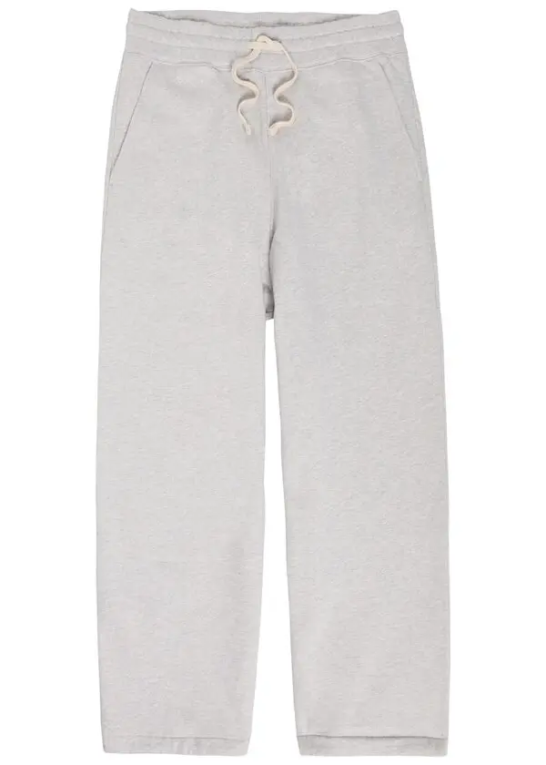 PICANTE Everyday Wide-leg Cotton Sweatpants - Grey