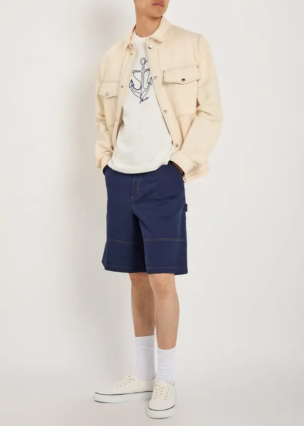 Moncler Embroidered Cotton T-shirt