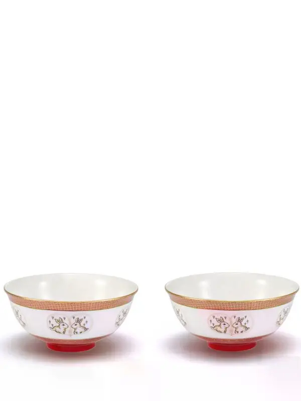 Shanghai Tang X Long Di Rabbit Bowl - White