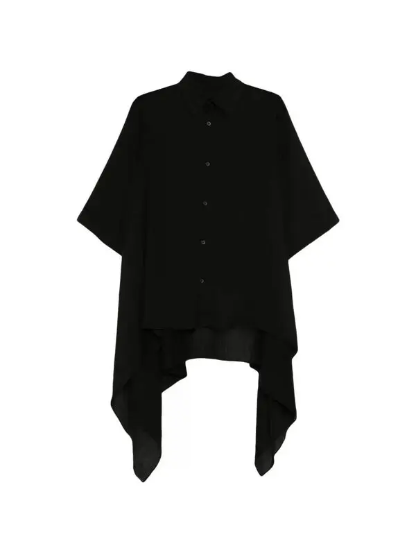 Yohji Yamamoto Asymmetric Draped Shirt