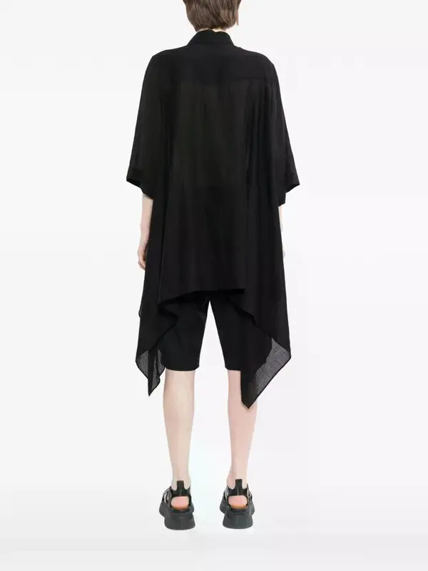 Yohji Yamamoto Asymmetric Draped Shirt