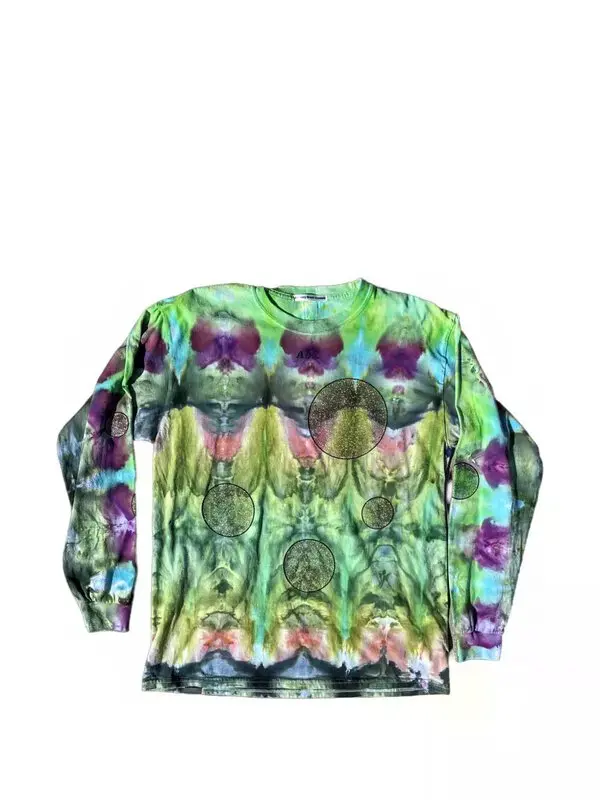 ADVISORY BOARD CRYSTALS Tie-dye Glitter-print T-shirt