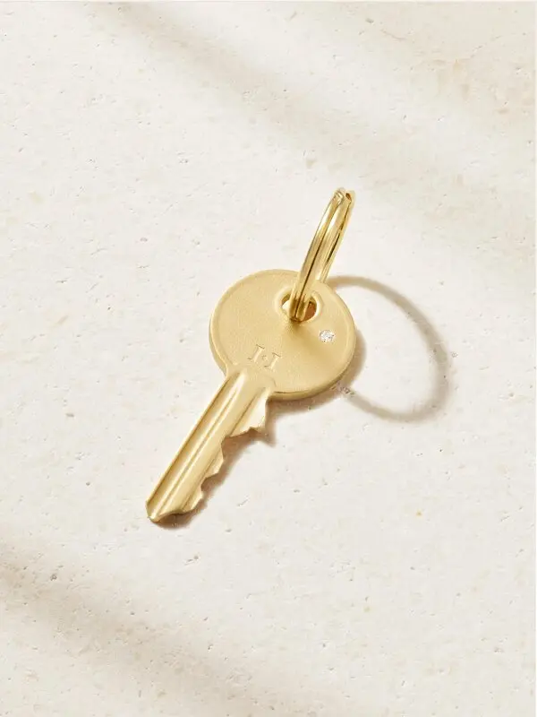 ILARIA ICARDI 18-karat Key Pendant - Gold