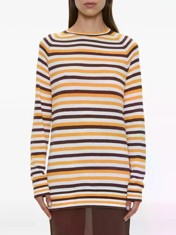 Christopher Esber Monument Stripe-knit Long Dress
