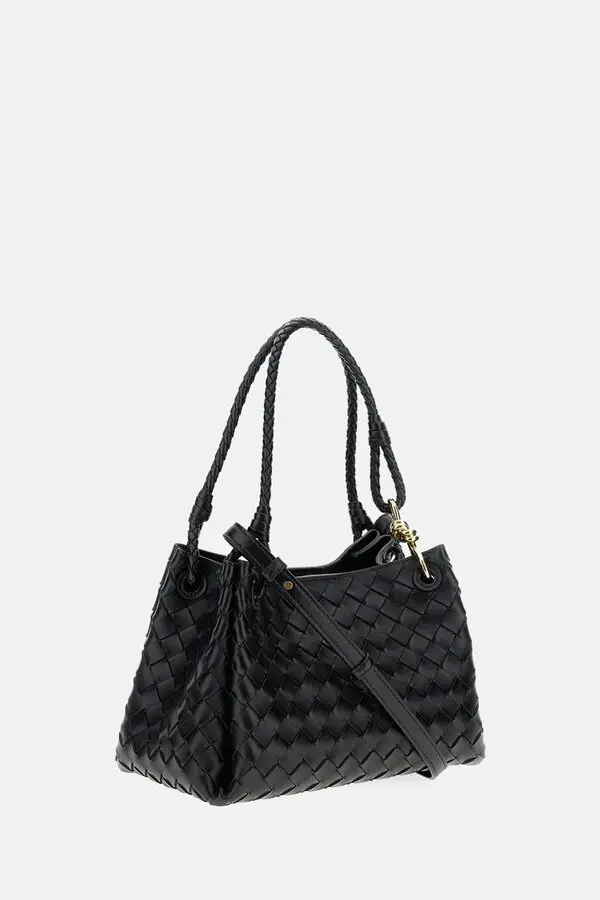 Bottega Veneta Medium Parachute Bag - Black