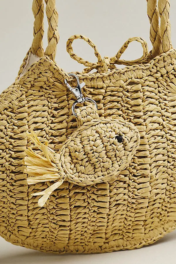 ALEMAIS Raffia Fish Bag