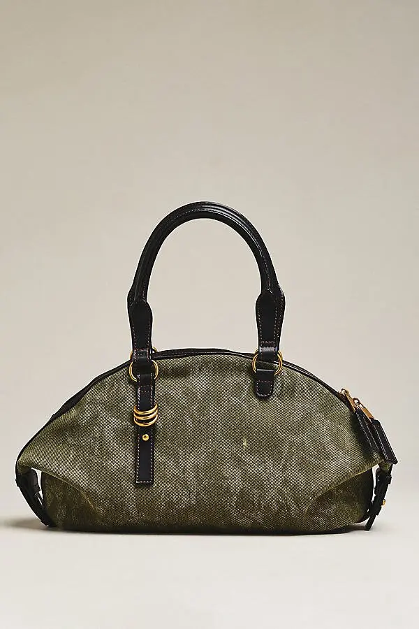 Dolce Vita Sion Canvas Slouchy Shoulder Bag - Black