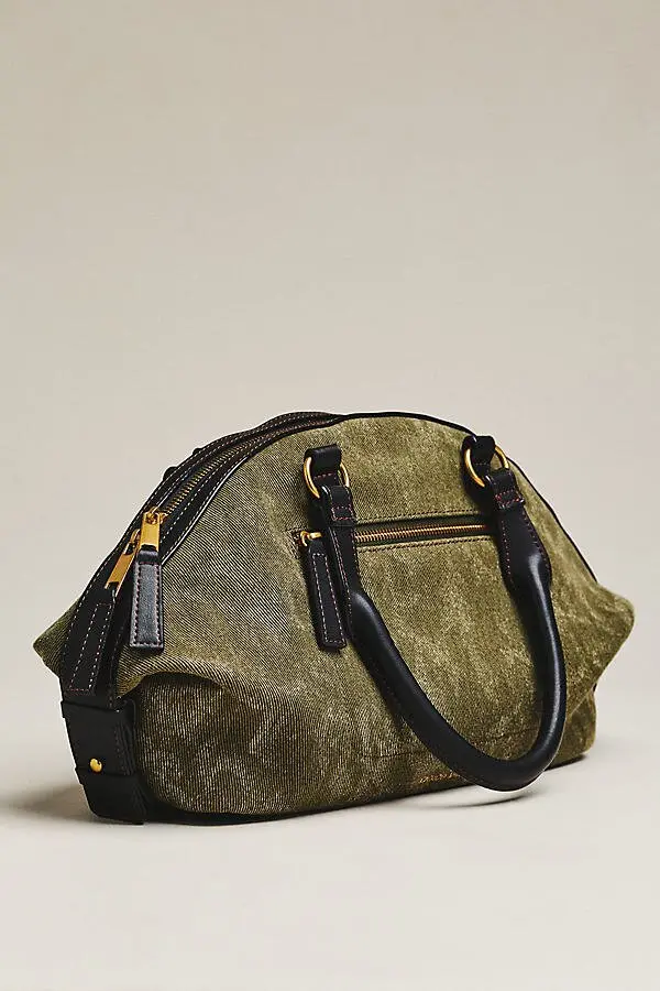 Dolce Vita Sion Canvas Slouchy Shoulder Bag - Black