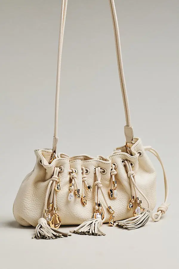 Dolce Vita Tori Charm Crossbody Bag - Cream