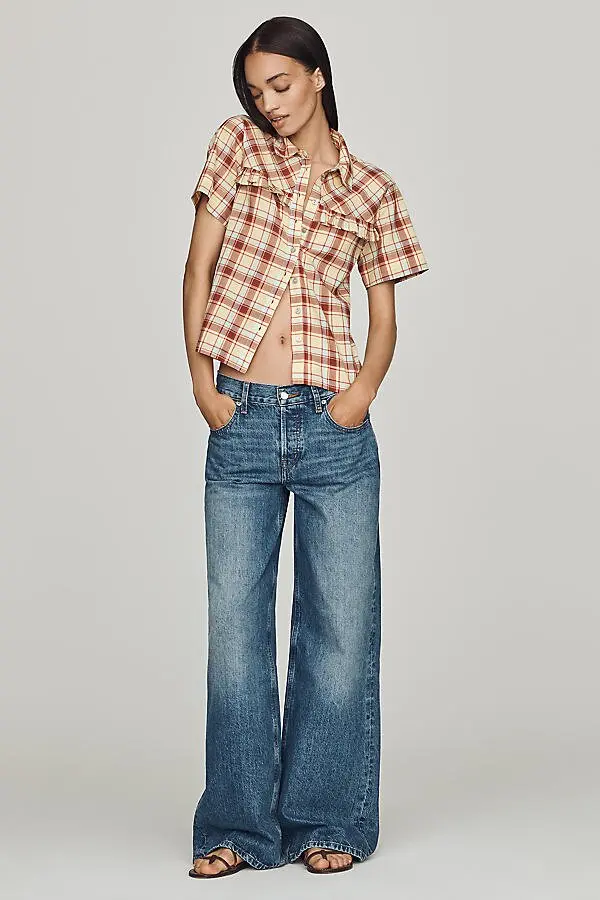 DAMSON MADDER Tomboy Plaid Shirt