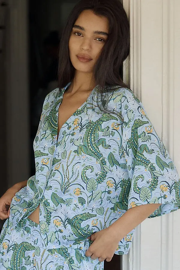 PRINTFRESH Gator Grove Eco Sat Wildest Dream Pajama Set