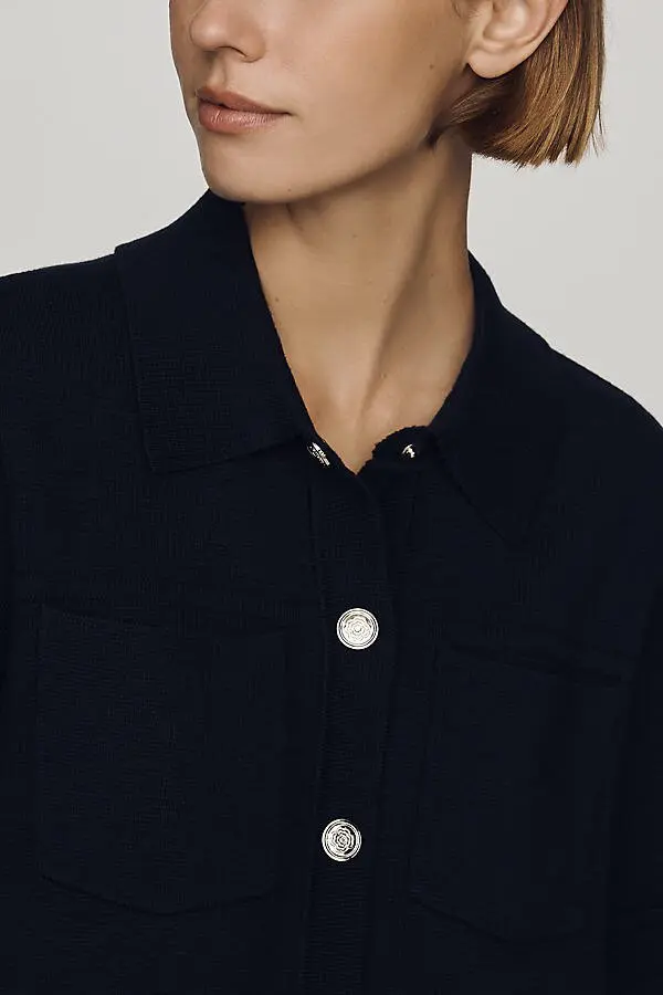 NVLT Short-sleeve Knit Jacket